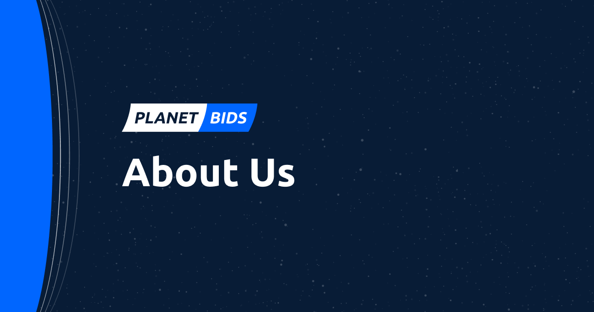 Learn More About Us | PlanetBids